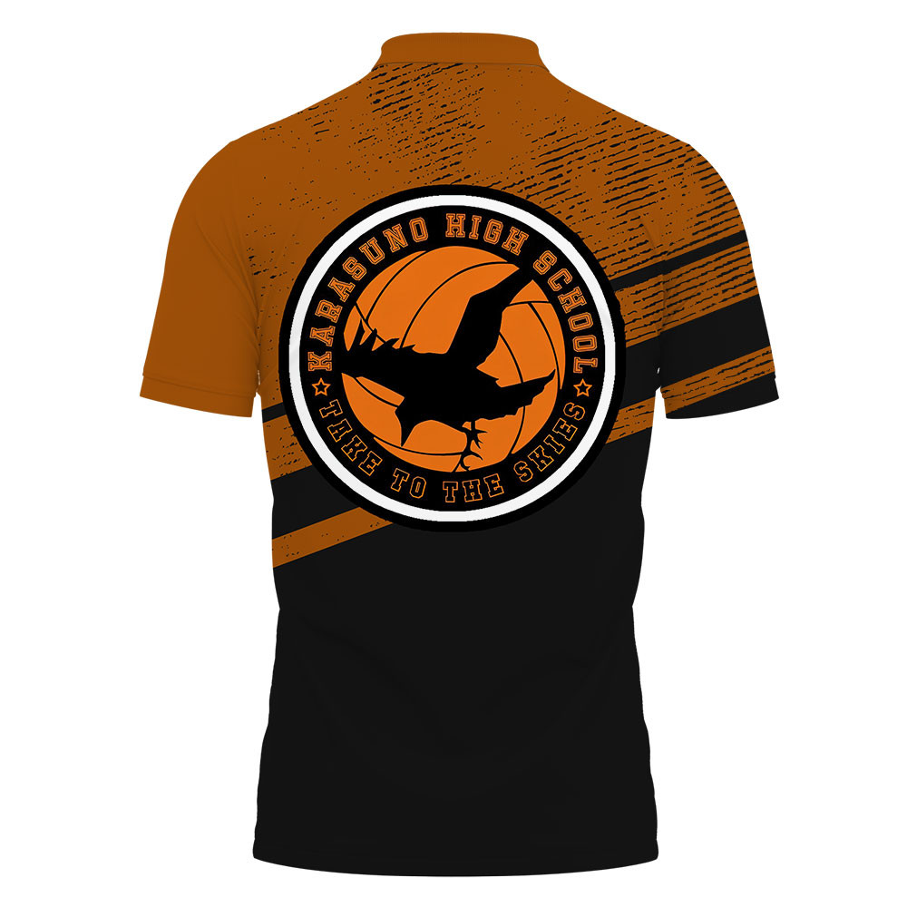 Karasuno Polo Shirts Haikyuu Custom Anime - Home Decor, Apparel and ...