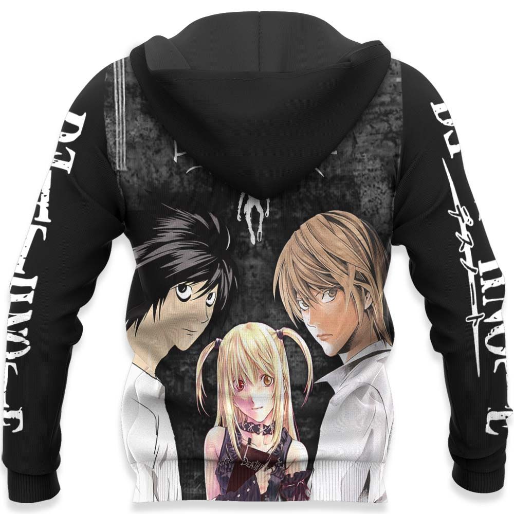 Lawliet Light Yagami Misa Hoodie Custom Anime - Home Decor, Apparel and ...