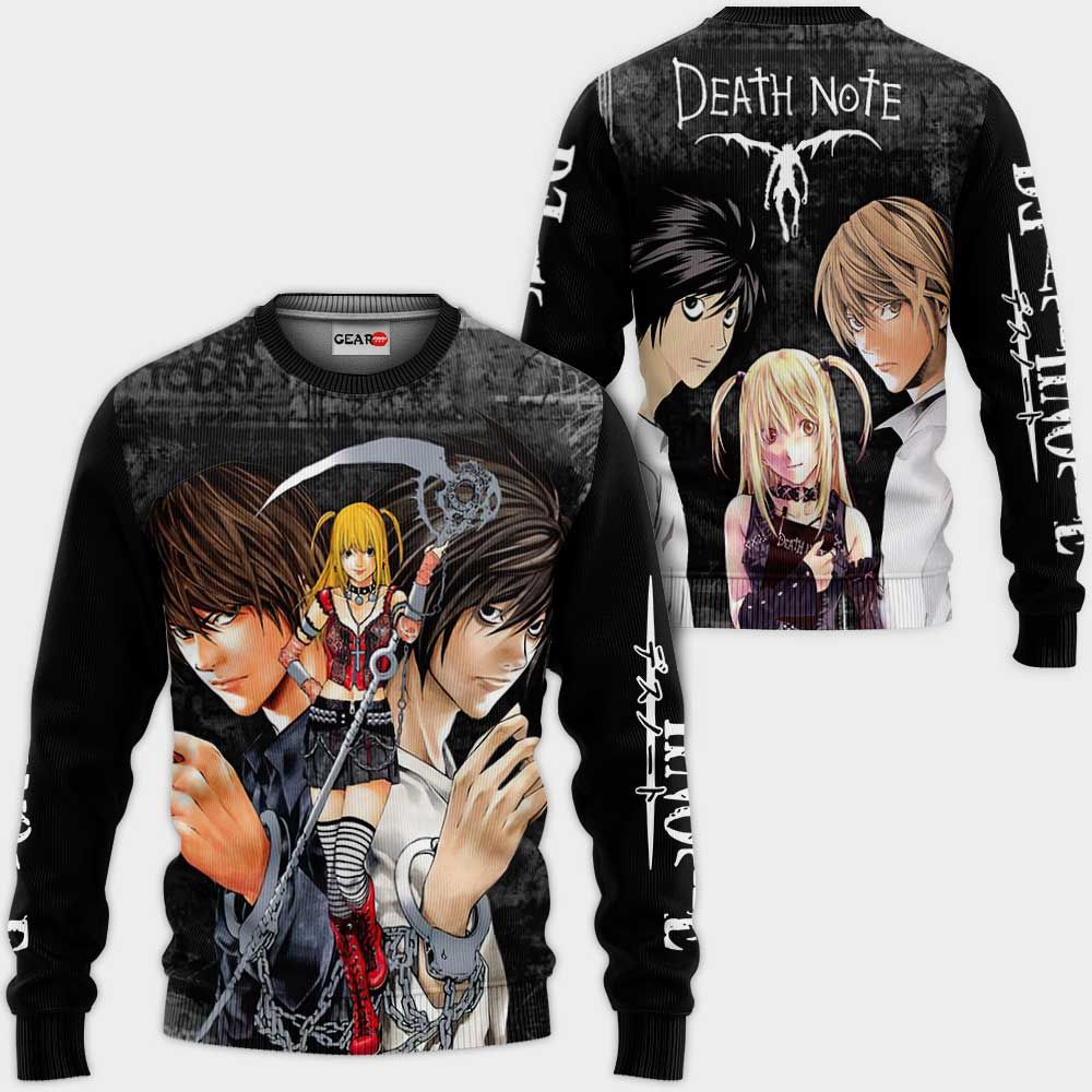 Lawliet Light Yagami Misa Hoodie Custom Anime - Home Decor, Apparel and ...