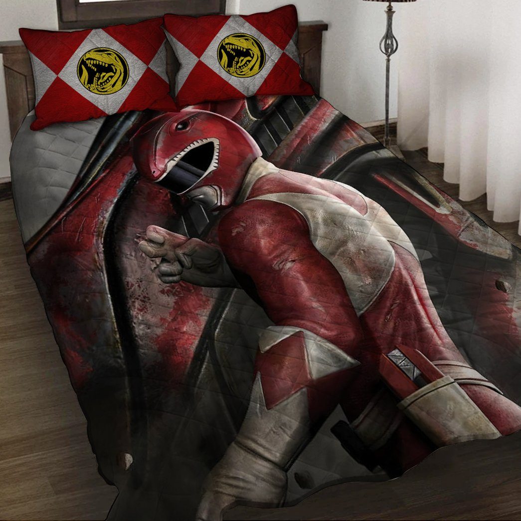 OwlsTeam3D Red Power Ranger Custom Quilt Set - Home Decor, Apparel and ...