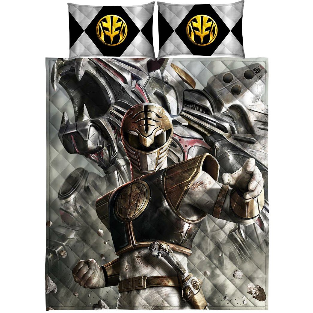 OwlsTeam3D White Power Ranger Custom Quilt Set - Home Decor, Apparel ...